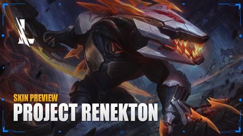 Project Renekton Skin Preview Legendary Skin League Of Legends Wild Rift Youtube