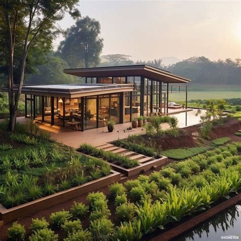 ไอเดีย “บ้านสวนริมน้ำ” บ้านสวนสำหรับการพักผ่อนในบรรยากาศธรรมชาติ