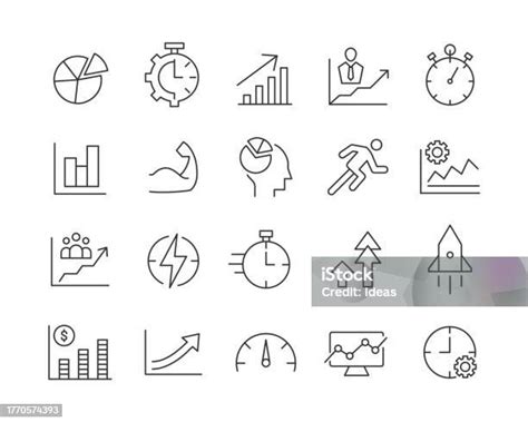 성능 아이콘 벡터 선 아이콘 개념에 대한 스톡 벡터 아트 및 기타 이미지 개념 개발 개선 Istock