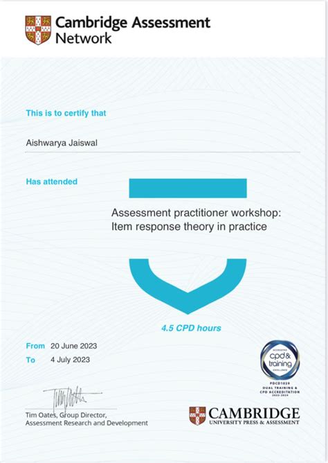 Dr Aishwarya Jaiswal On Linkedin Another Valuable Addition To My Assessment Practitioner Skills …