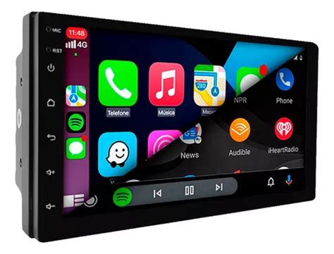 Multimidia H Tech Ht 7023ca 7 Pol Android E Car Play S Fio Frete Grátis