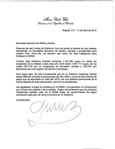 Carta De Sostenimiento In English At Kevin Conger Blog