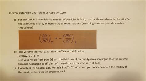 Volumetrix Thermal Expansion Ideal Gas Units Lasopajump