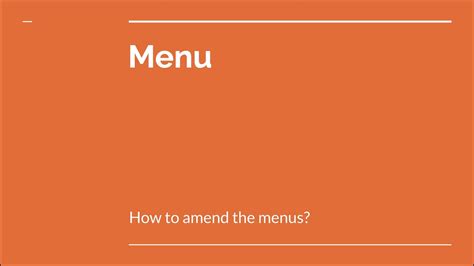 Wordpress Menu Youtube