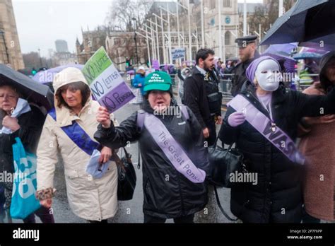 Womans Group Women Against State Pension Inequality Protested