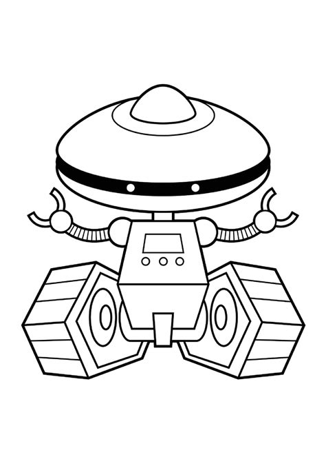 Cartoon Roboter Ausmalbilder Kostenlos Herunterladen Ausdrucken Oder