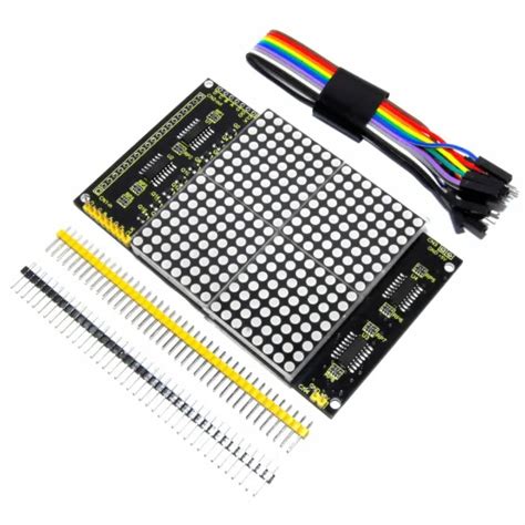 KEYESTUDIO 16X16 RED LED Matrix Module Red MD0262 Arduino 74HC595 Flux