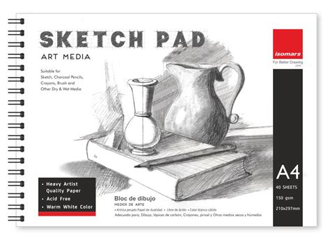 სახატავი პედი A4 Isomars · საკანცელარიო