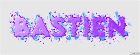 Bastien Text Effect And Logo Design Name
