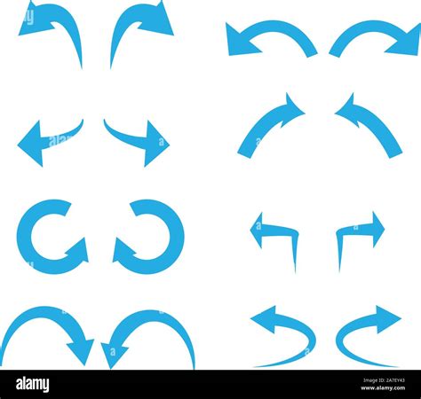 Undo And Redo Icon On White Background Flat Style Undo And Redo Icon