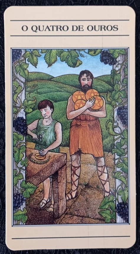 Quatro De Ouros Tarot Significado Conselho Amor E Saúde