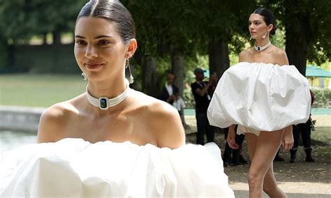 Kendall Jenner Roasted For Fluffy White Mini Dress At Jacquemus Pfw
