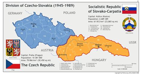 Divsion Of Czecho Slovakia Map By Followbywhiterabbit On Deviantart