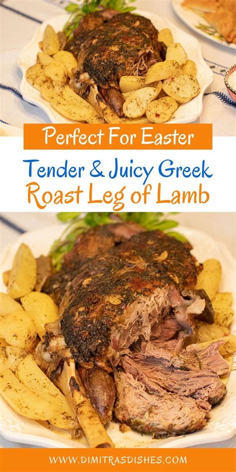 Greek Roast Leg Of Lamb Recipe Roast Lamb Leg Lamb Roast Recipe