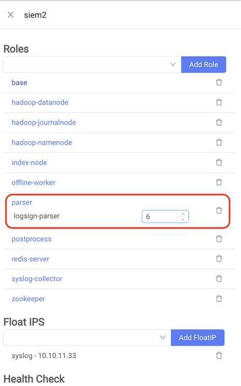 Managing Cluster Roles Logsign Support Center