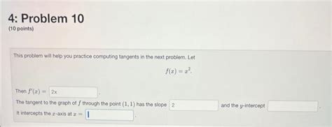Solved 4 Problem 10 10 Points This Problem Will Help You