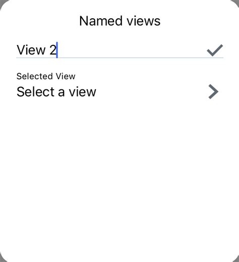 named views