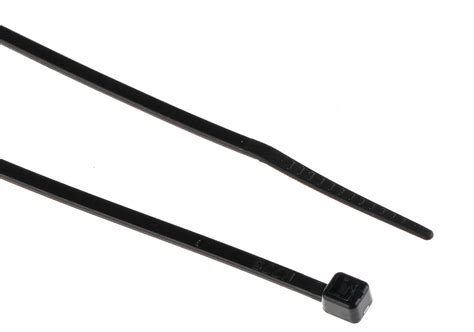 Serre câble RS PRO 142mm x 2 5 mm Noir en Nylon 66 RS