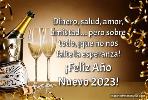 Frases Para Felicitar En Año Nuevo Dinero Salud Amor Amistad Y No