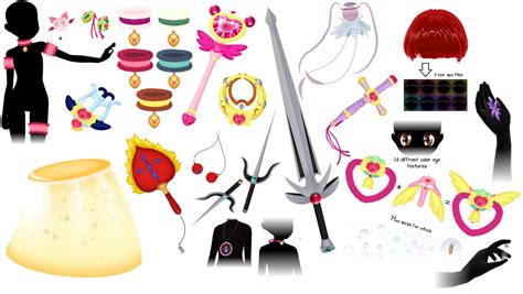 Mmd Tokyo Mew Mew Stuff Pack Dl By Mmdkoala On Deviantart