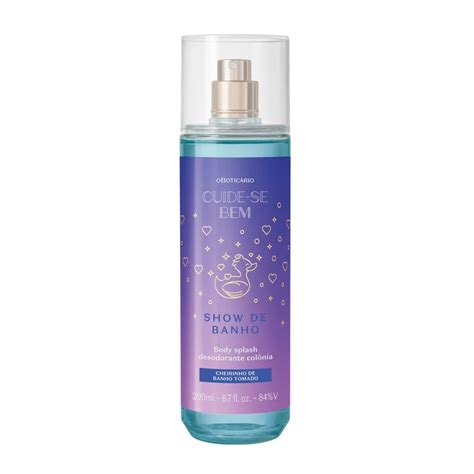 Body Splash Desodorante Colônia Cuide se Bem Show de Banho 200ml O