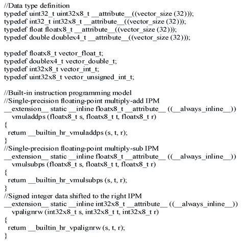 vectorization programming based on hr dsp using simd