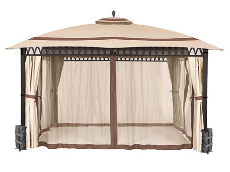 3 3x4m Herringbone Dome Polyester Top Patio Gazebo Pioneer