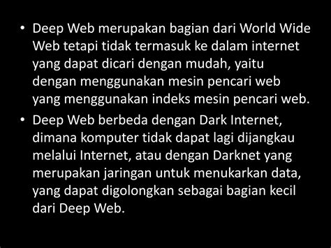 deep web ppt