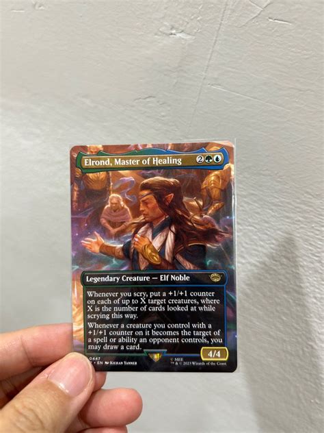 Mtg Lotr Elrond Master Of Healing Ea Hobbies And Toys Toys And Games On