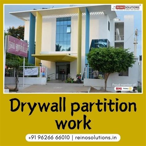 Modular Drywall Partition Work At ₹ 230 Sq Ft In Madurai Id 2854784993662