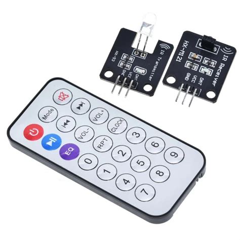 Kit Ir Receptor Si Transmitter Infrarosu 38khz Cu Telecomanda Arduino