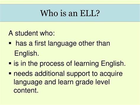 PPT How To Create High Quality Programs For English Language Learners