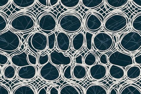 Premium Photo Vector Seamless Pattern Irregular Abstract Grid Texture Free Hand Drawn Trellis