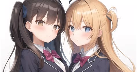 女の子 ふたりなら、無敵 弓戸 梨愛／テトリア姫のイラスト Pixiv