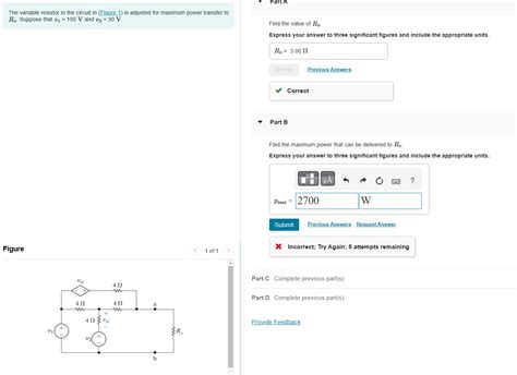 Solved The Variable Resistor In The Circuit In Figure Is Chegg