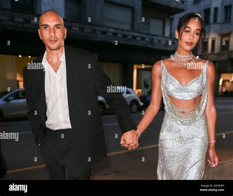 Milan Italy 16th June 2024 Laura Harrier In Swarovski Outfit Sam