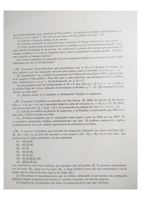 Micro 3 Examen Final 2023 Microeconomia I Studocu