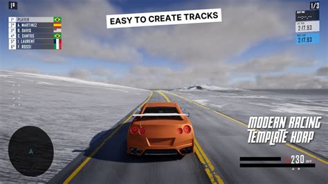 Modern Racing Game Template For Unity Unity Asset By Red Target Lab