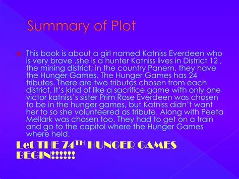 Ppt The Hunger Games Suzanne C Ollins Fiction Powerpoint Presentation