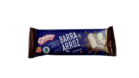 Barra De Arrox Smams Con Semillas X 12 Gr Sin Tacc Super 22 De Octubre
