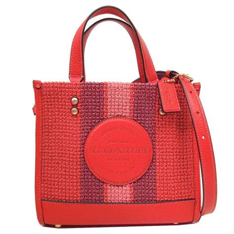 【があります】 美品coach コーチ デンプシートート22ストロー2wayショルダー★019 によります