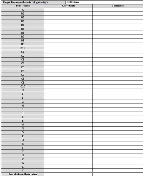 Solved Figure DDetermine The X And Y Coordinates Of Each Of Chegg Com