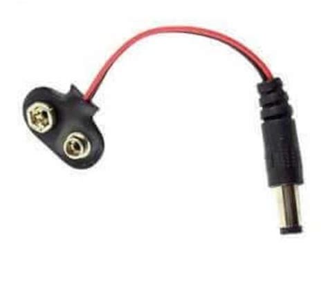 9v Battery Snap Connector With Dc Jack Male For Arduino R64