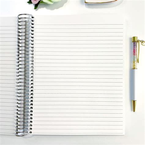 Spiral Notebook 7x9 Size Choose From College Or Wide Ruled Etsy