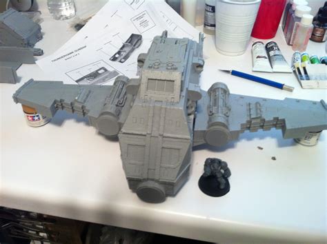 Forge World Raven Guard Space Marines Thunderhawk Work In Progress