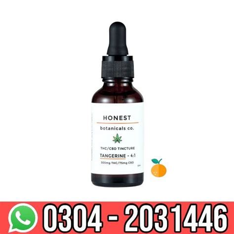 Thc Cbd Tincture 4 To 1 Tangerine Honest In Pakistan
