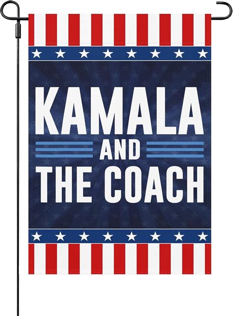 Harris Waltz 2024 Kamala Harris Coachs Yard Flag Double Sidedunique