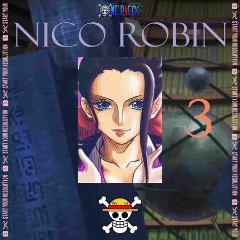 Jual Poster Anime Manga One Piece Nico Robin Mugiwara Straw Hat Pirates One Piece
