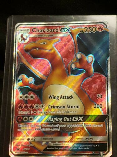 Mavin FULL ART Charizard GX ULTRA RARE Black Star Promo SM Pokemon TCG Holo Foil NM