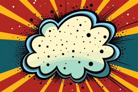 Premium Ai Image Speech Bubble Burst Comic Art Illustration